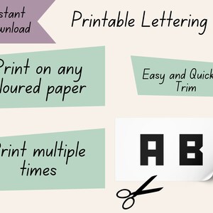 Bulletin Board, Classroom Lettering, Letters for Display Boards ...