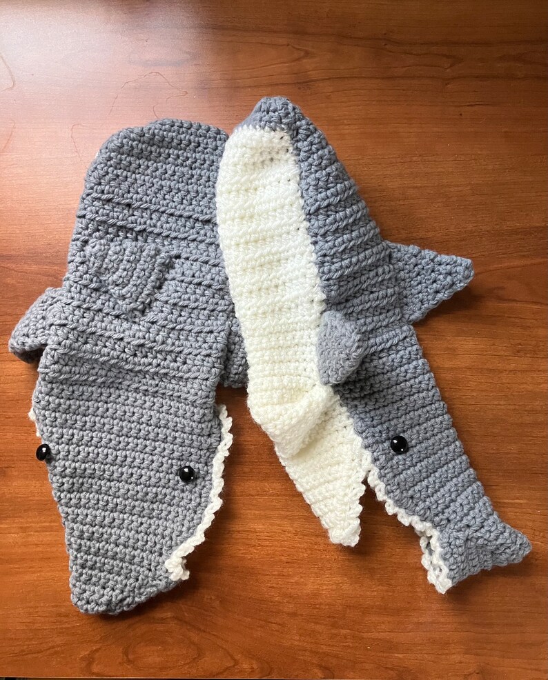 Crochet Shark Slippers - Etsy