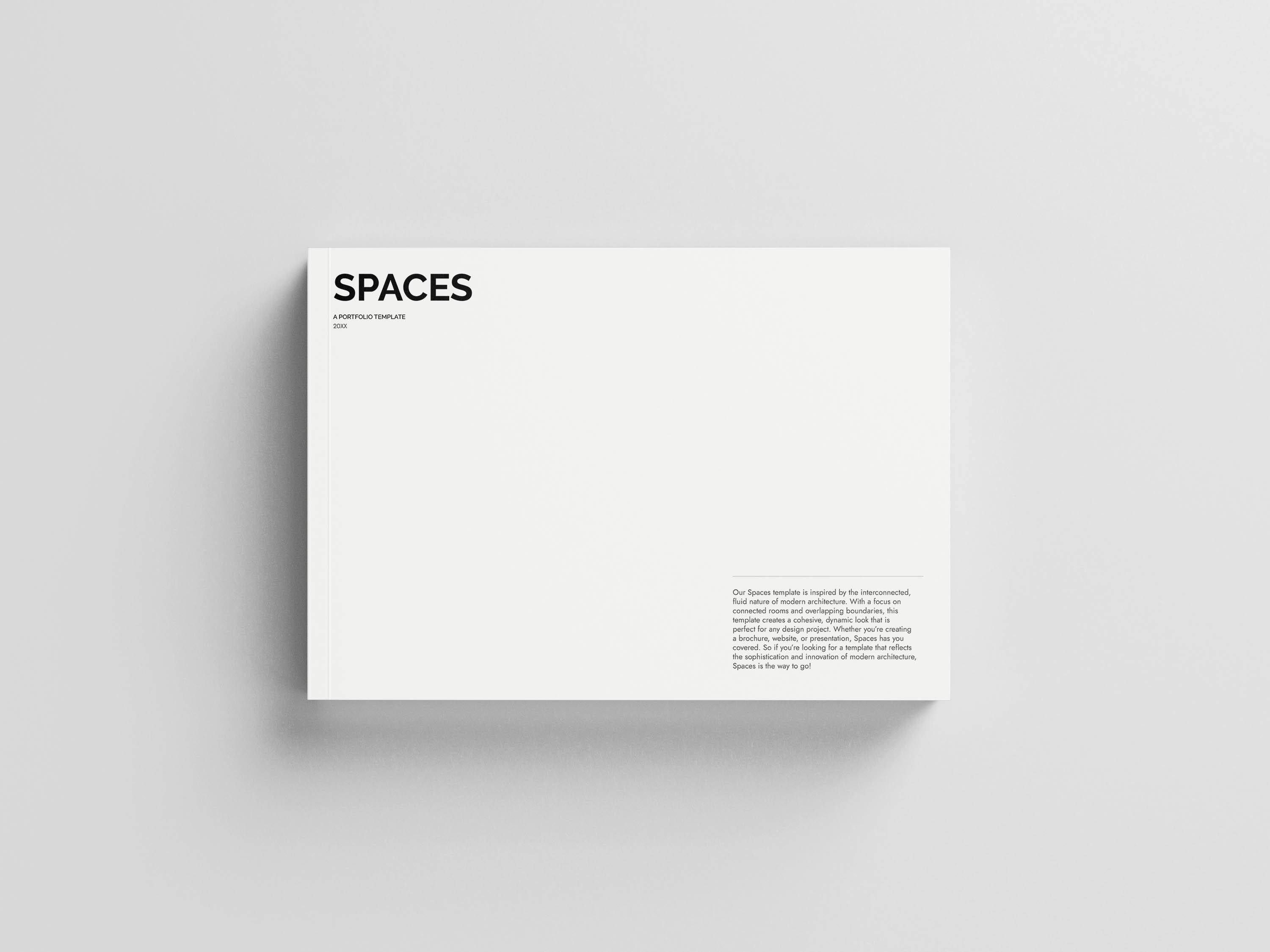Minimalist Portfolio Template: Architecture & Interior Design (A4 ...