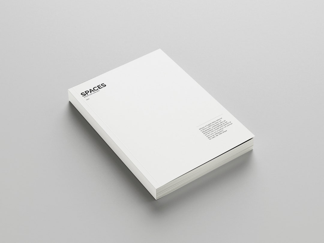 Minimalist Portfolio Template: A4 Indesign (digital Download) - Etsy