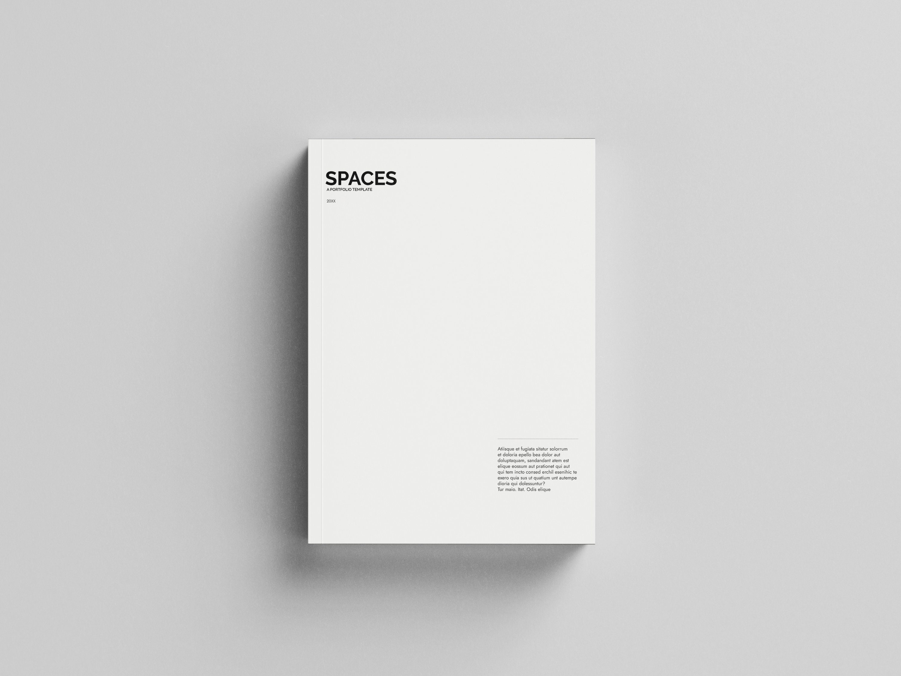 Minimalist Portfolio Template: A4 Indesign (digital Download) - Etsy