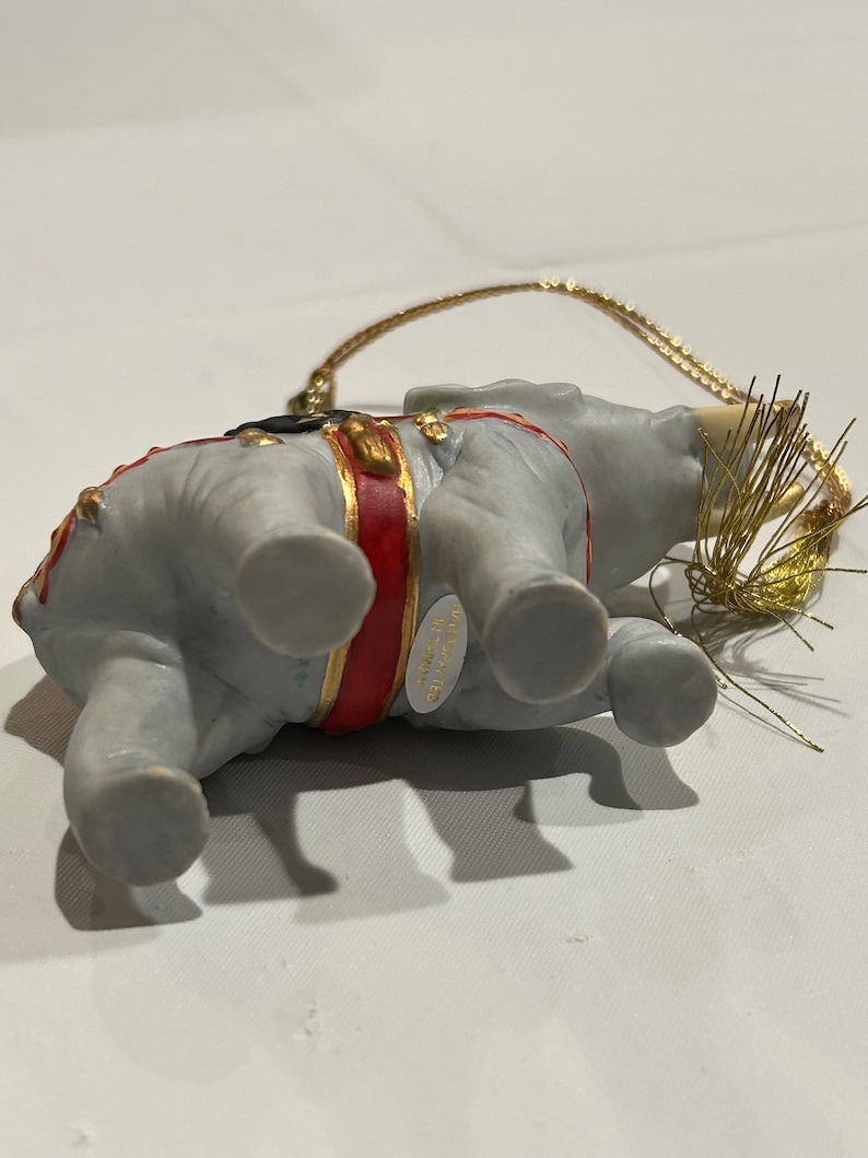 1989 Vintage LENOX Porcelain Elephant Carousel Hanging Christmas ...