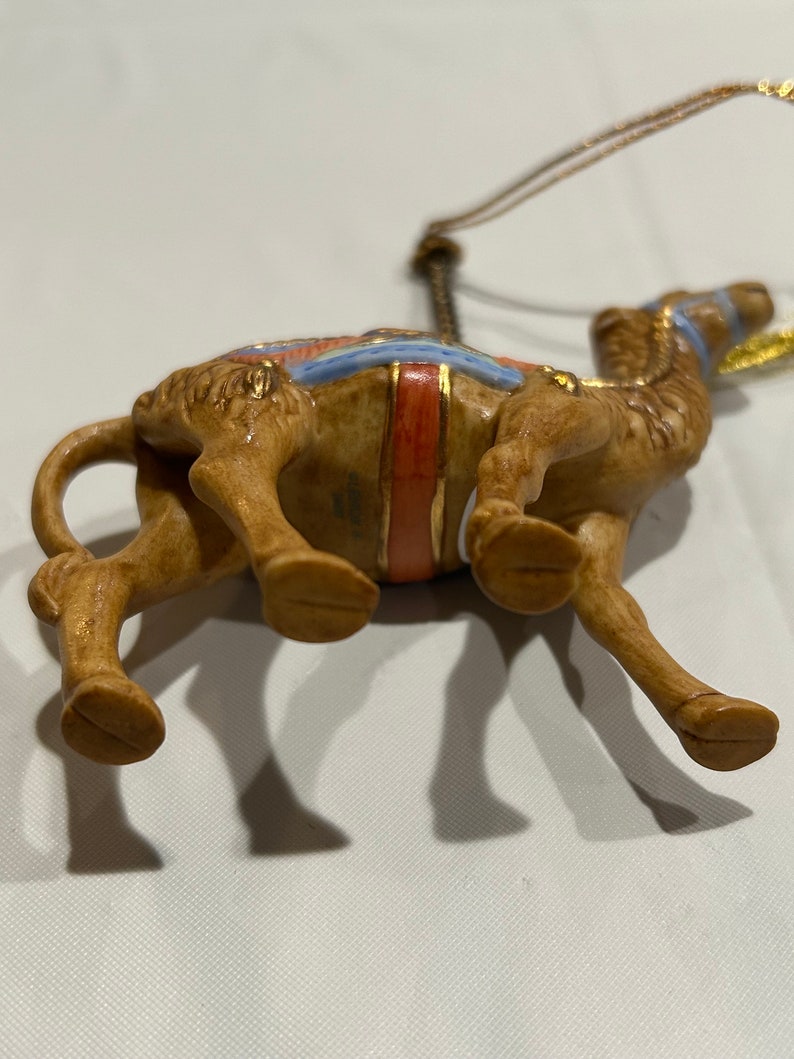 1989 Vintage LENOX Porcelain Camel Carousel Hanging Christmas Ornament ...