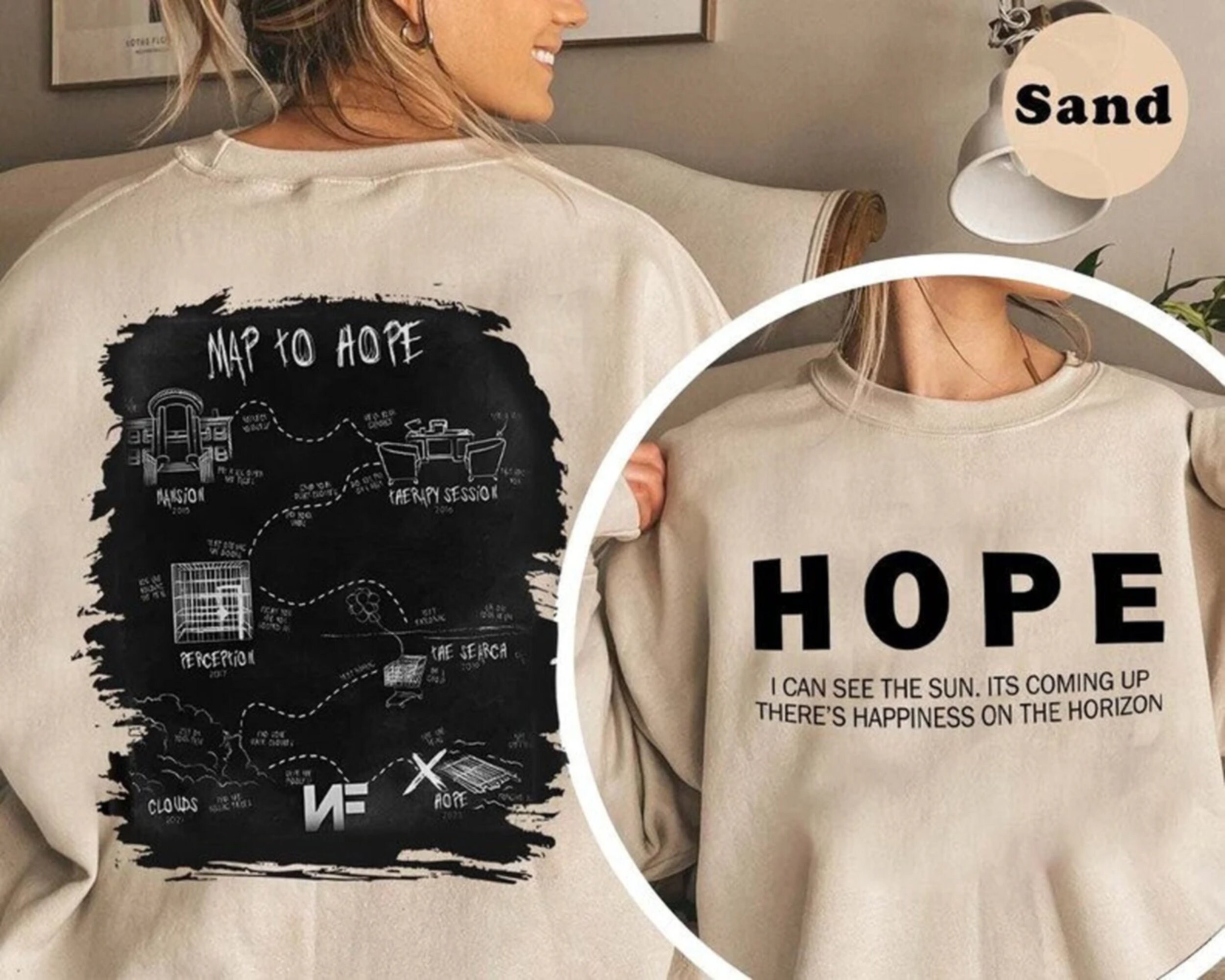 Hope Album Shirt, Hope Album Tour Merch, NF Hope Tracklist Shirt, NF ...