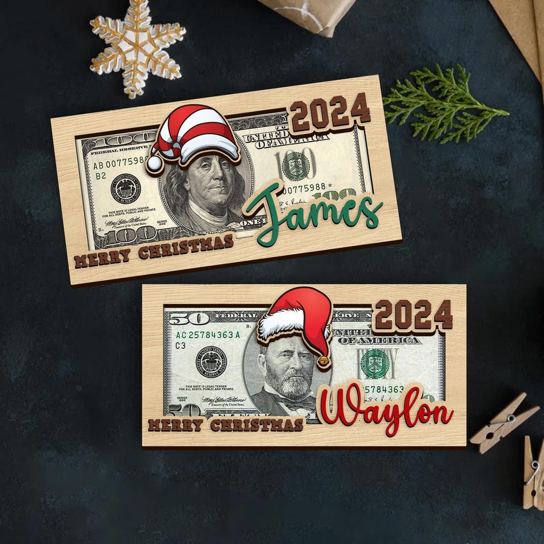 Personalized Christmas Money Holder, Stocking Stuffer for Teens ...