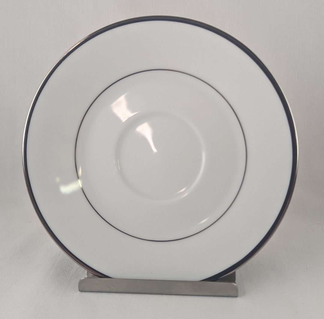 Elegant Set of 8 Noritake Spectrum Pattern Saucers: Versatile Dining ...