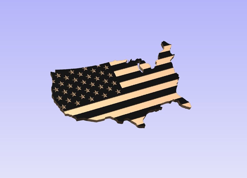 USA Shaped American Flag SVG - Etsy