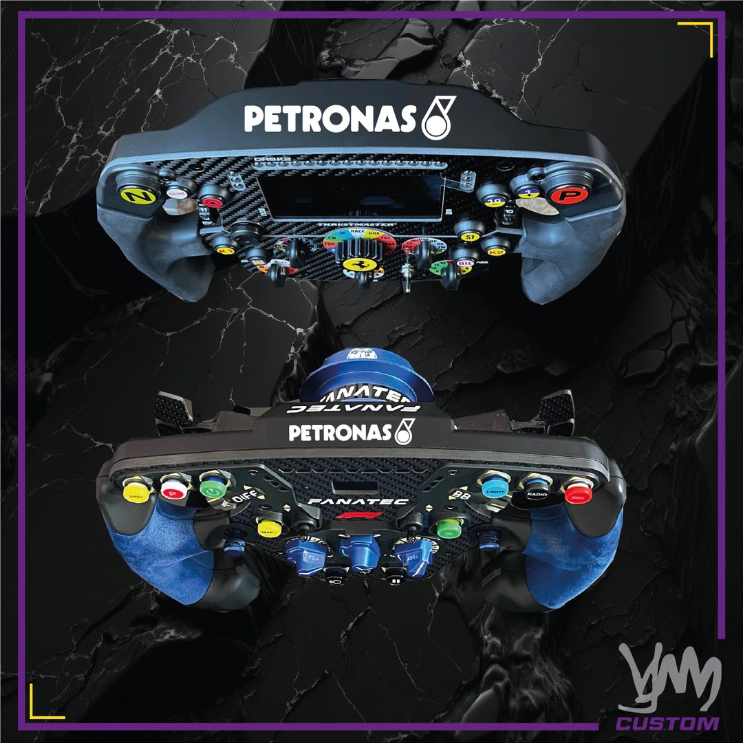 Petronas Sticker for Thrustmaster SF1000 / Add-on Steering Wheels ...