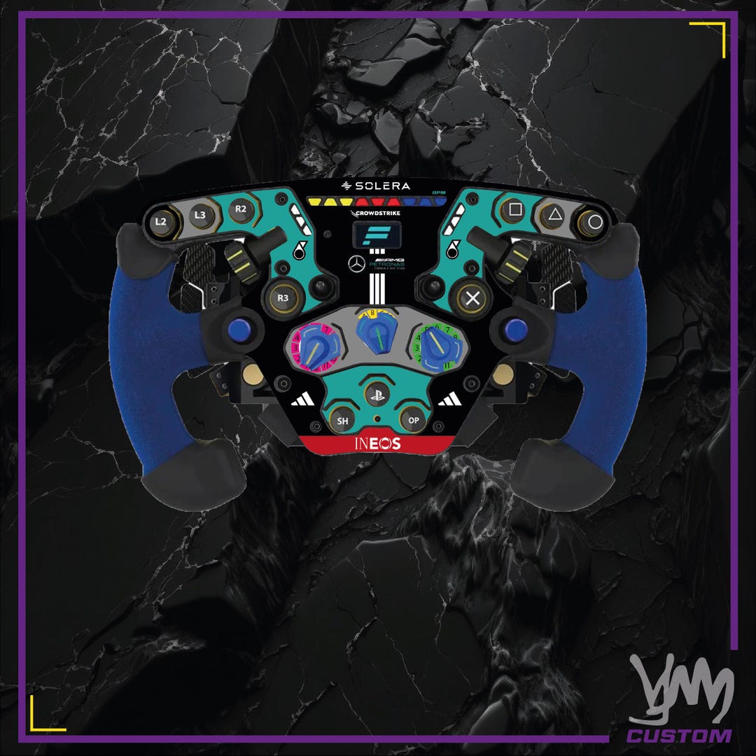 Fanatec Podium Full Steering Wheel Decals - Mercedes AMG Petronas F1 ...