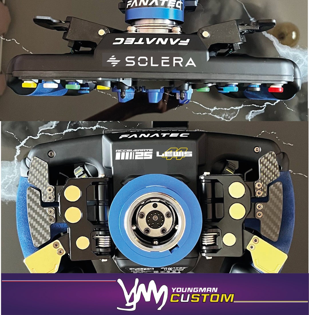 Lewis Hamilton Steering Wheel Sticker Pack back Solera - Etsy