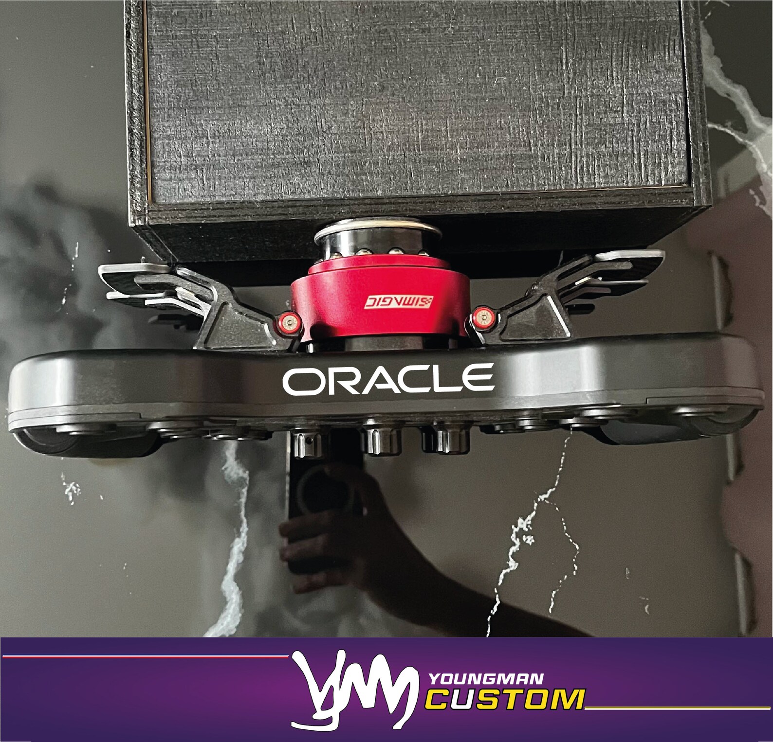 Oracle Redbull Sticker for Thrustmaster Ferrari SF1000 Steering Wheel ...