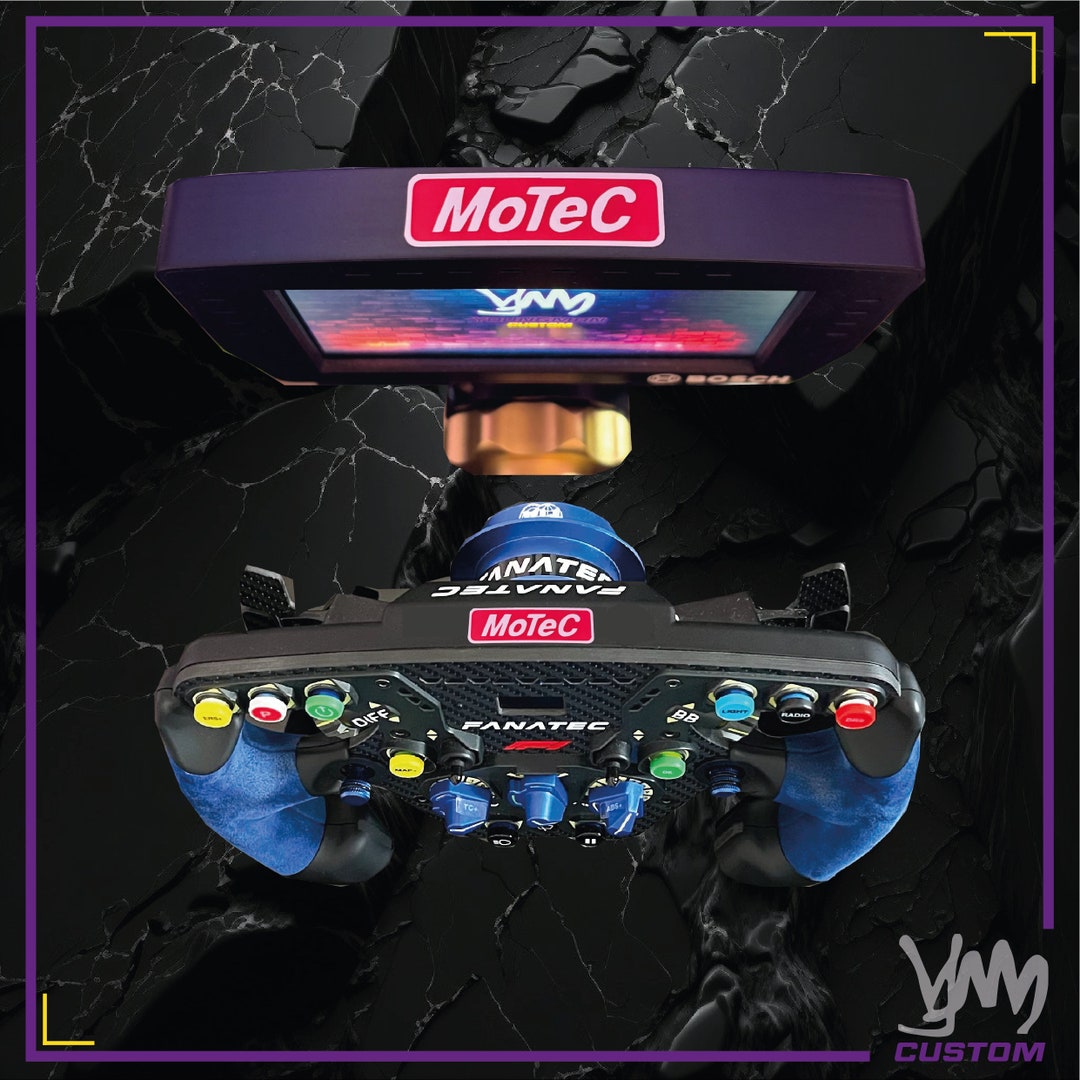 Motec Sticker for Simracing Dashboards or Steering Wheels Thrustmaster ...