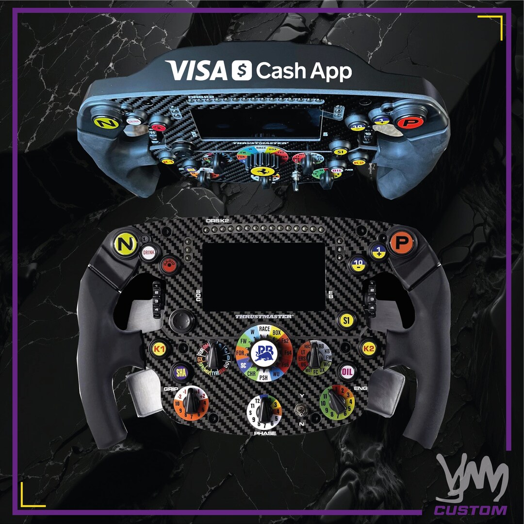 Visa Cashapp RB Formula One Team Sticker Pack for Thrustmaster SF1000 ...