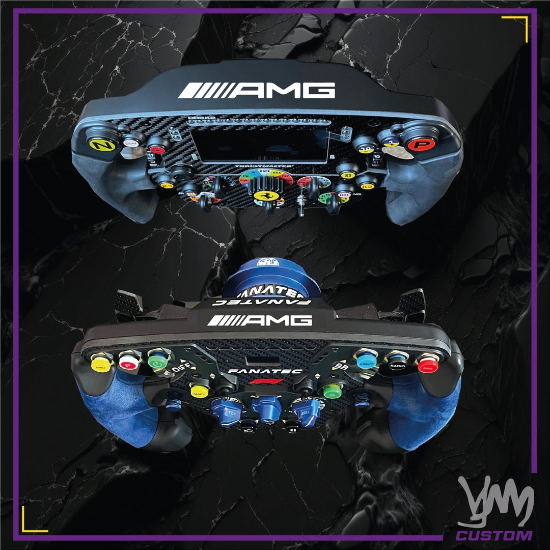AMG Sticker for Thrustmaster SF1000 / Add-on, Fanatic Podium and ...