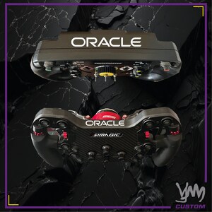 Oracle Redbull Sticker for Thrustmaster Ferrari SF1000 Steering Wheel ...