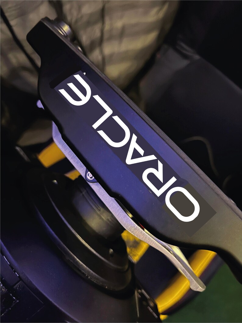 Oracle Redbull Sticker for Thrustmaster Ferrari SF1000 Steering Wheel ...