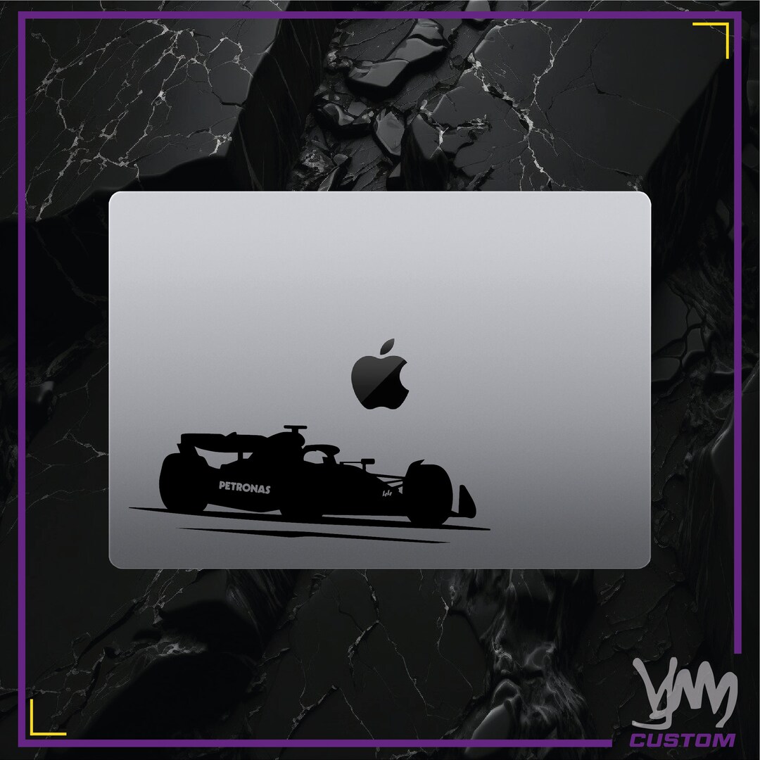 Lewis Hamilton, Mercedes Petronas F1 Laptop Sticker - Etsy