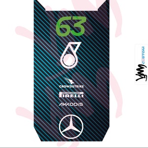 Stickers Mercedes AMG Petronas F1 Lewis Hamilton 44 George - Etsy