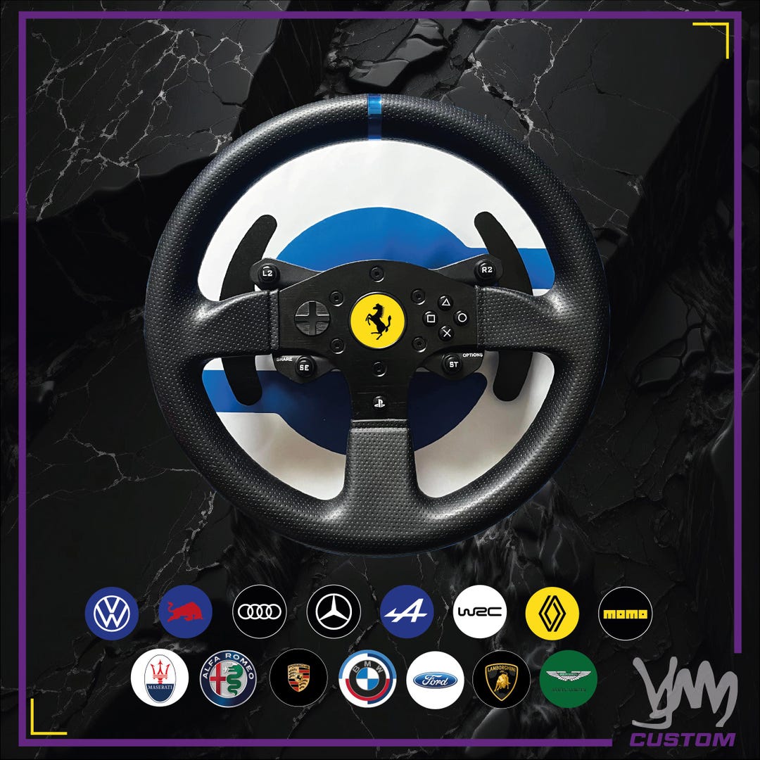Steering Wheel Center Logo Sticker Thrustmaster T300 RS Gran Turismo - Etsy