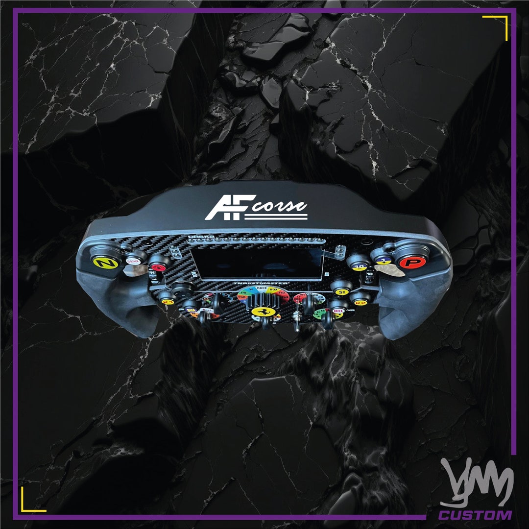 AF Corse Ferrari Sticker WEC 24h Le Mans for Thrustmaster Ferrari ...