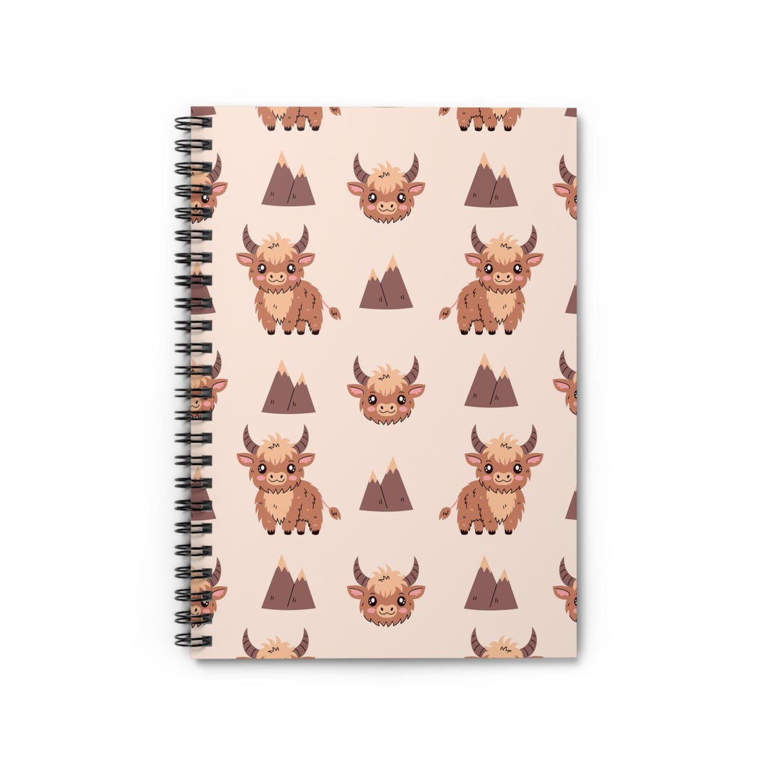 Highland Cow Gift Cow Lover Journal Highland Cow Notebook Cow Lover ...