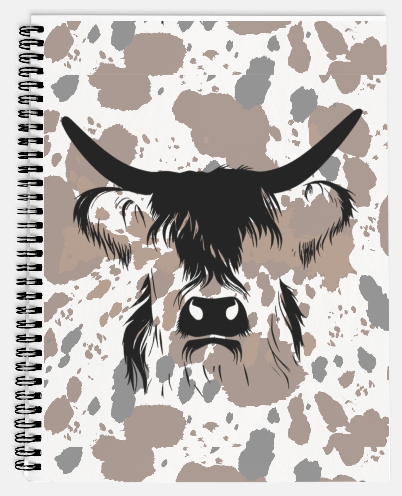 Highland Cow Planner Highland Cow Gift Cow Planner Notebook 2024 ...
