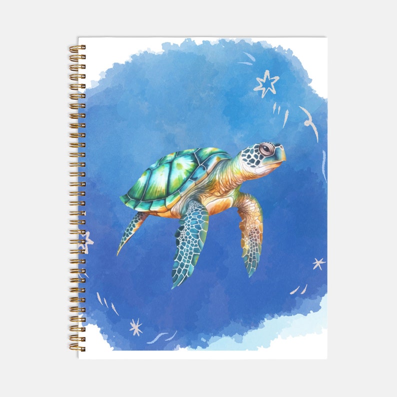 Sea Turtle Planner Turtle Lover Gift 2024 Turtle Calendar Turtle ...