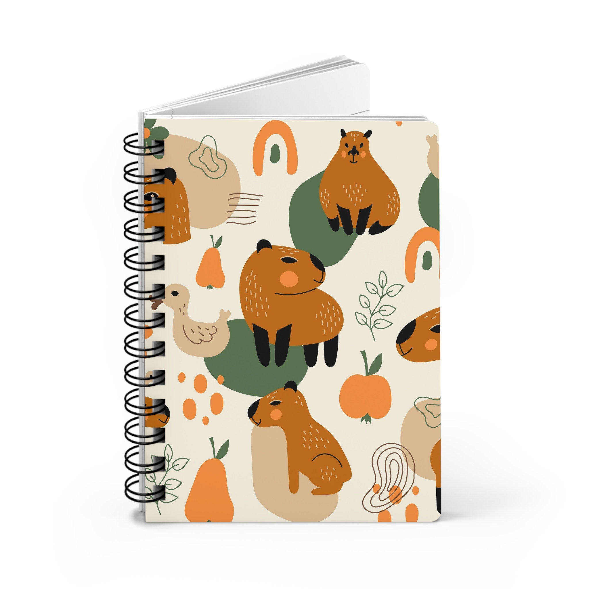 Capybara Notebook Capy Blank Writing Journal Book for Notes Cute ...