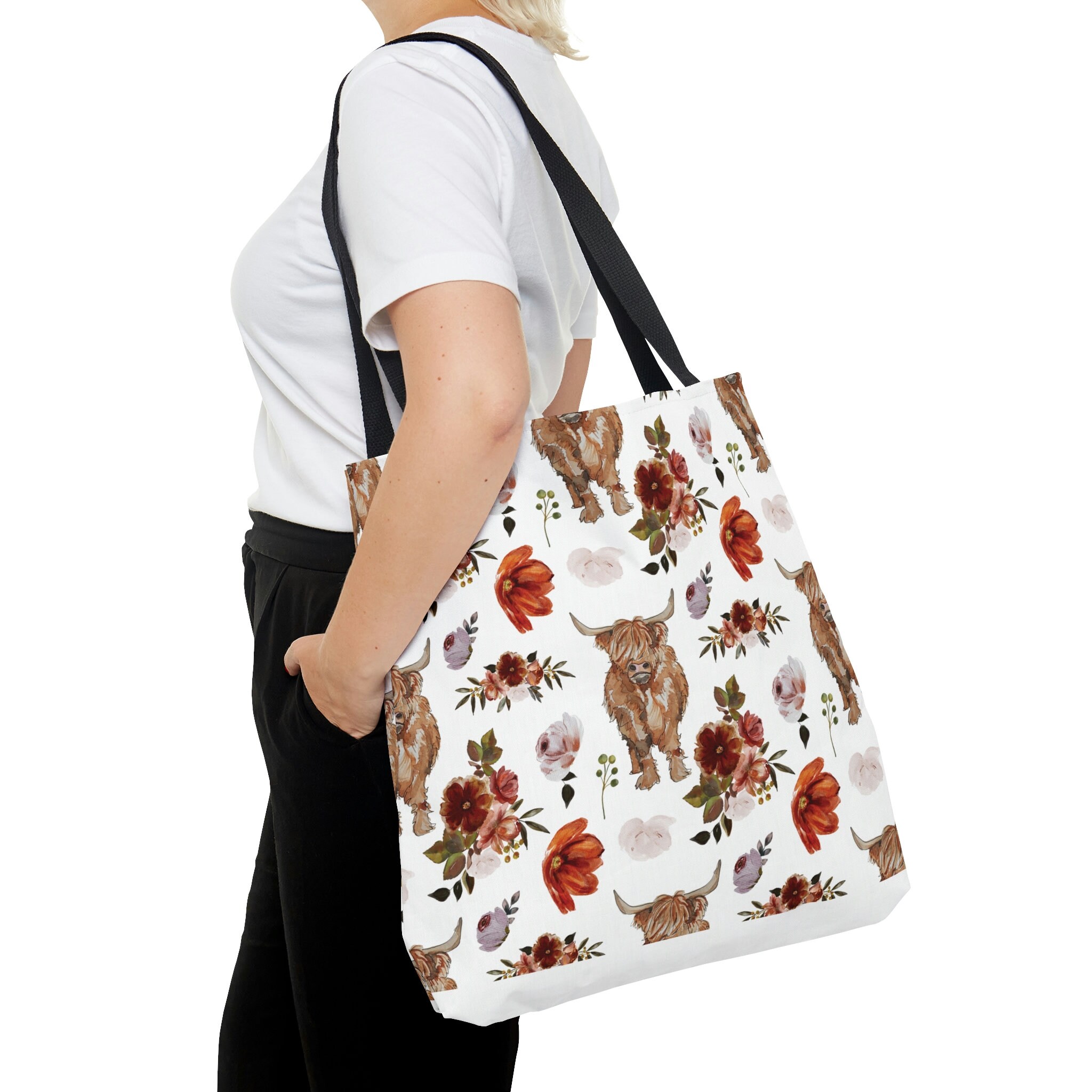 Highland Cow Bag Highland Cow Gift for Cow Lover Gift Cow Bag Cow Gift ...