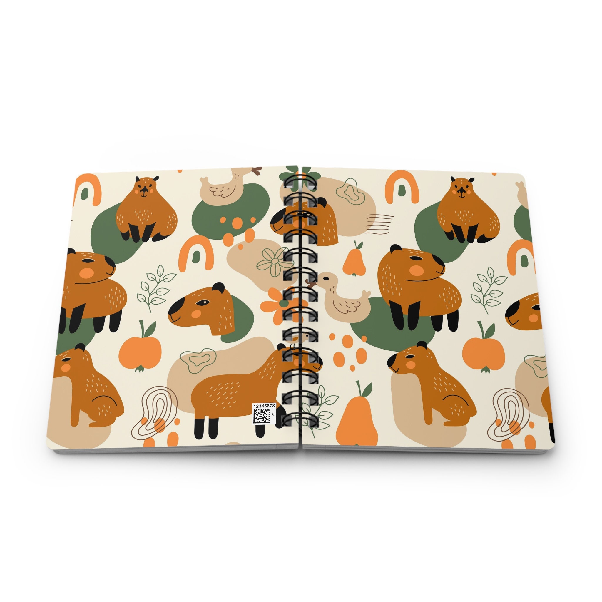 Capybara Notebook Capy Blank Writing Journal Book for Notes Cute ...