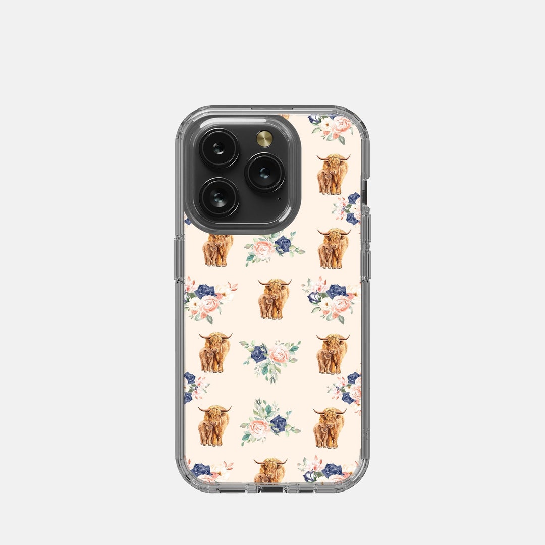 Highland Cow Phone Case iPhone 15 Pro Cover Cow Lover Gift - Etsy