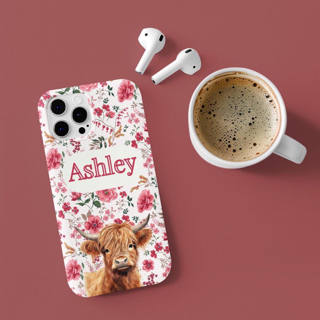 Highland Cow Phone Case Cow Lover Gift iPhone Case Scottish Highland ...