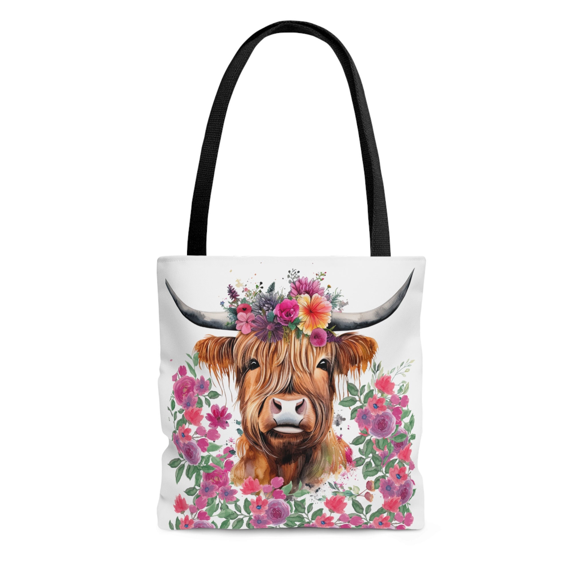 Highland Cow Tote Bag Cow Print Totebag for Cow Lover Gift Cow - Etsy