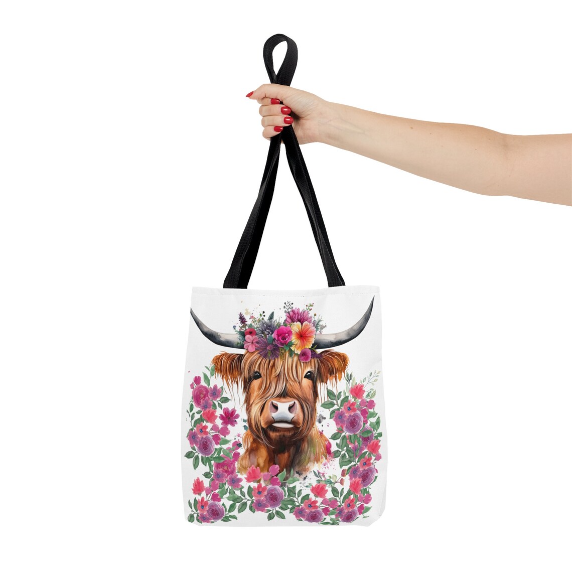 Highland Cow Tote Bag Cow Print Totebag for Cow Lover Gift Cow - Etsy