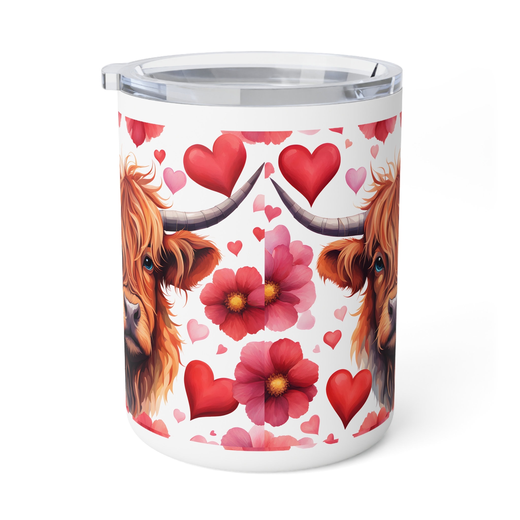 Highland Cow Cup Cow Valentine Cup Highland Cow Gift Cow Valentines ...