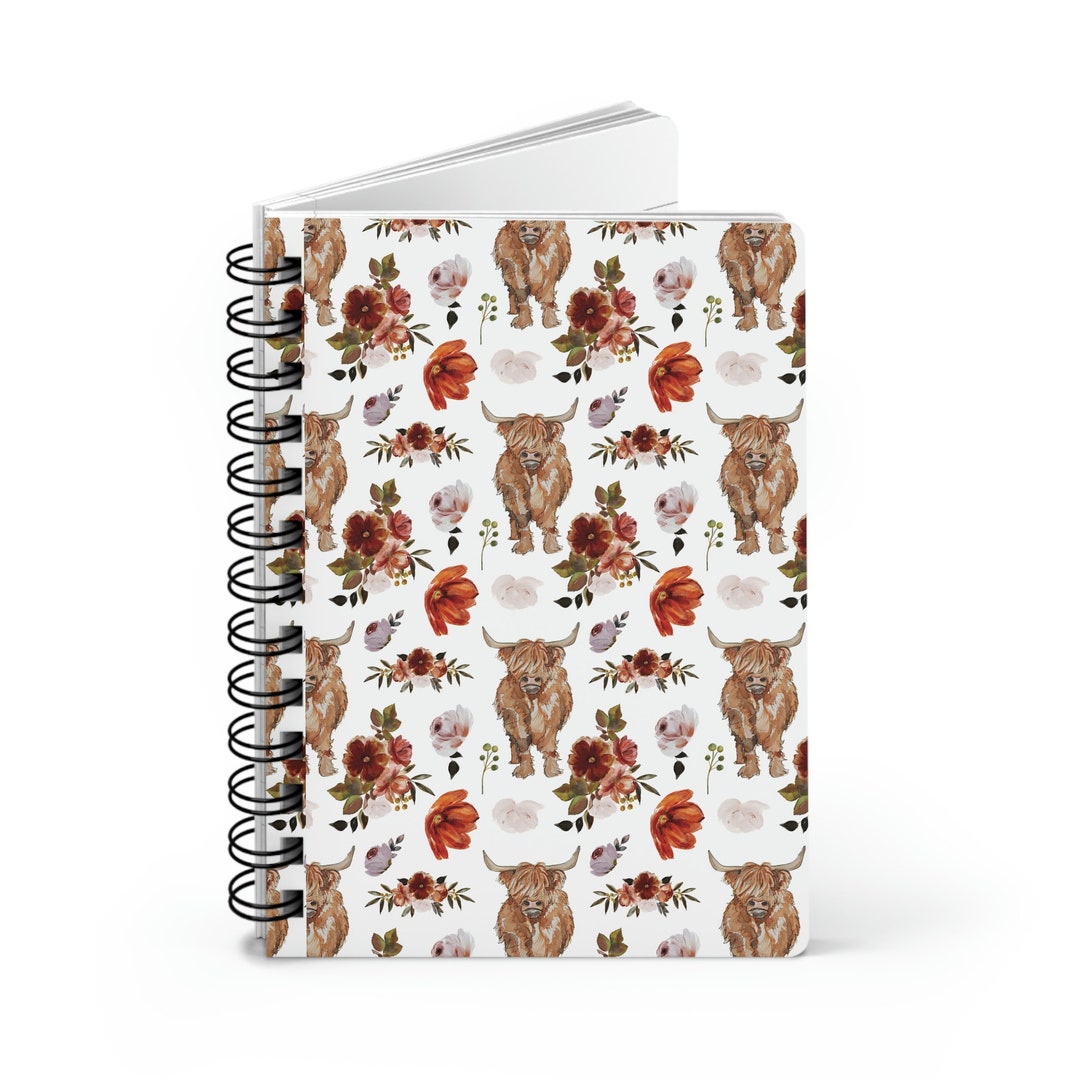 Scottish Highland Cow Journal Personalized Notebook for Recipes ...