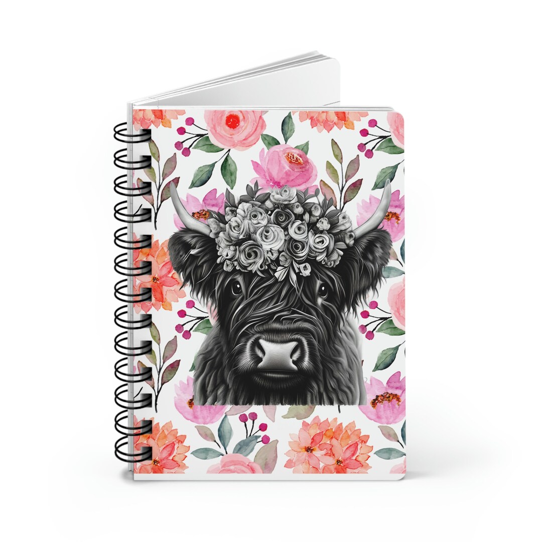 Highland Cow Journal Gift Highland Cow Gift Cow Lover Gift Cow Teacher ...