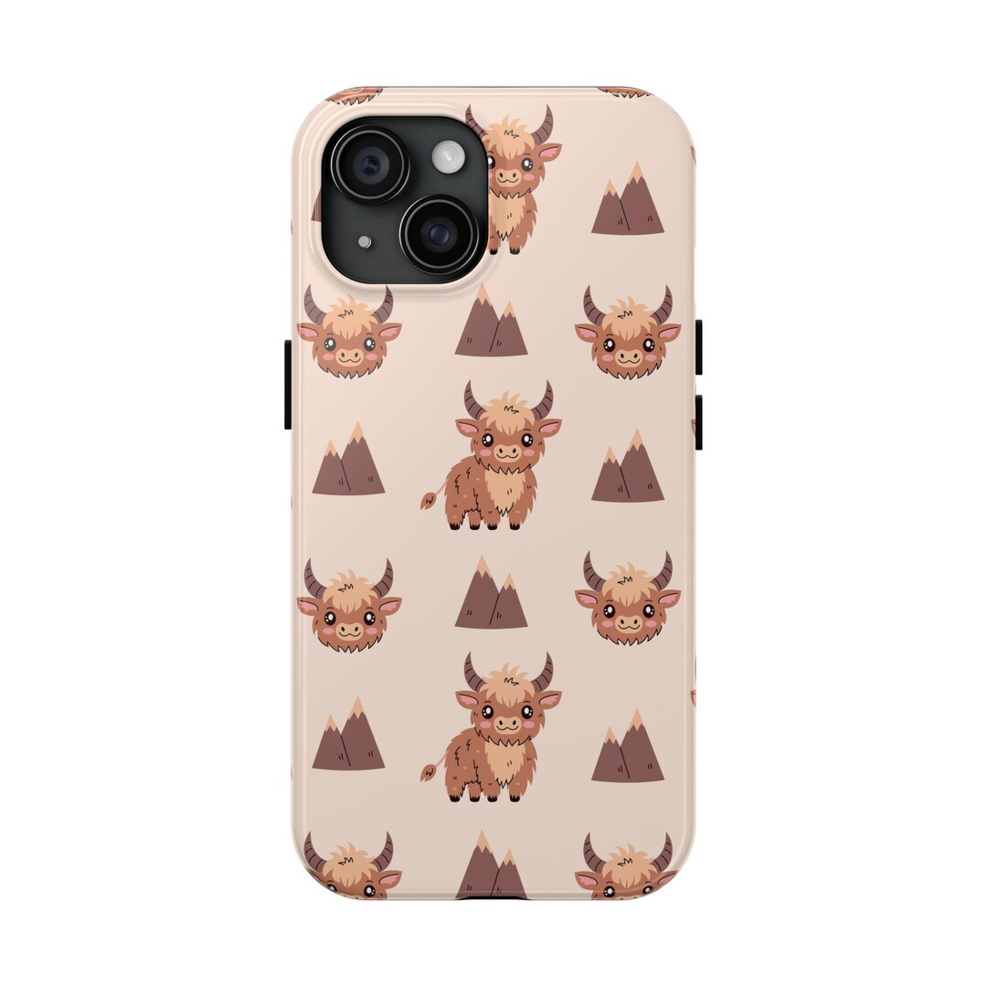Highland Cow Phone Case Cow Lover Gift iPhone Case Scottish Highland ...