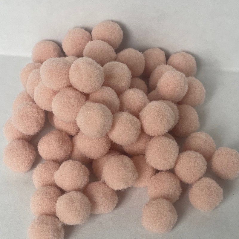 Peach Pom Pom - Etsy