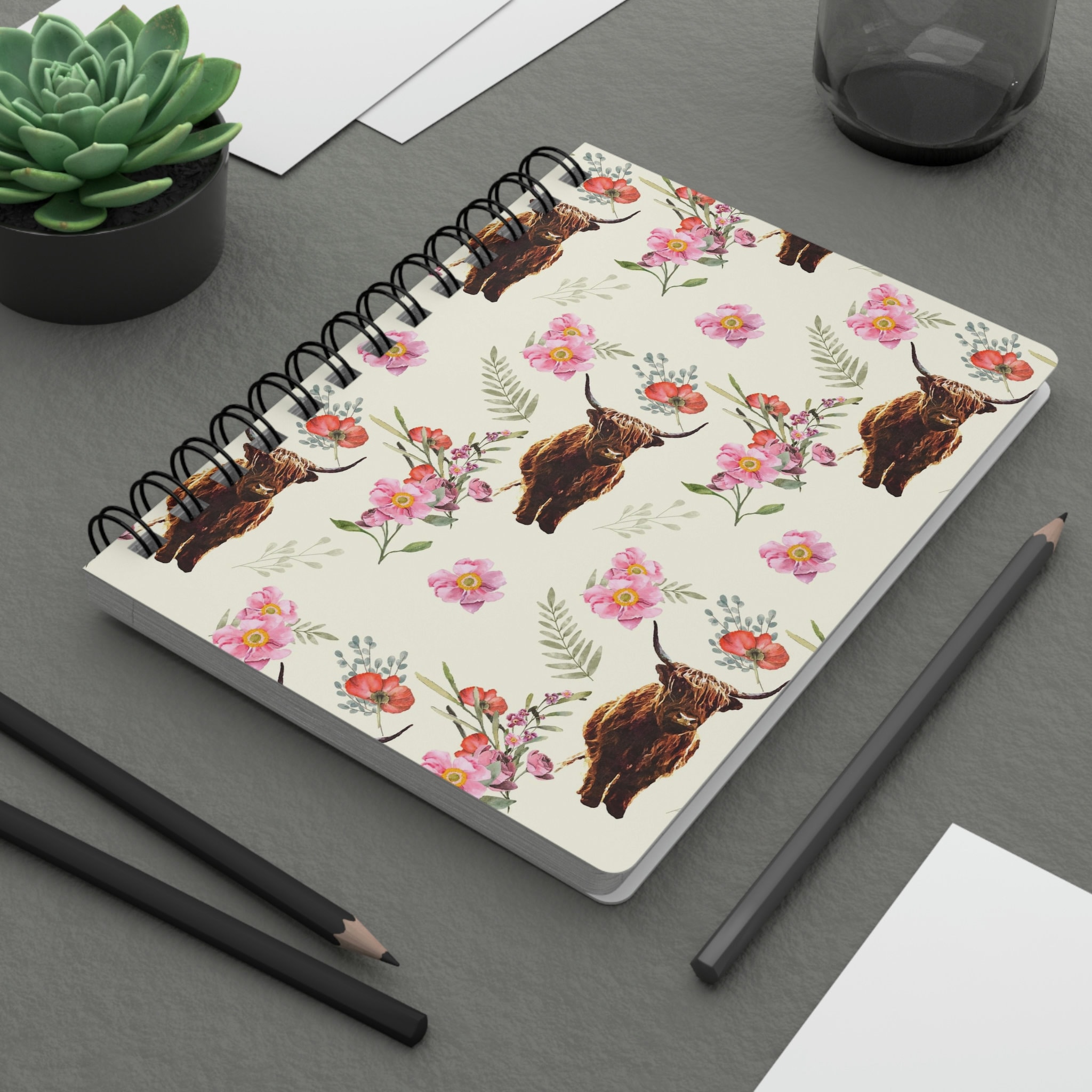 Highland Cow Journal Notebook Cow Lover Gift Highland Cow Gift - Etsy