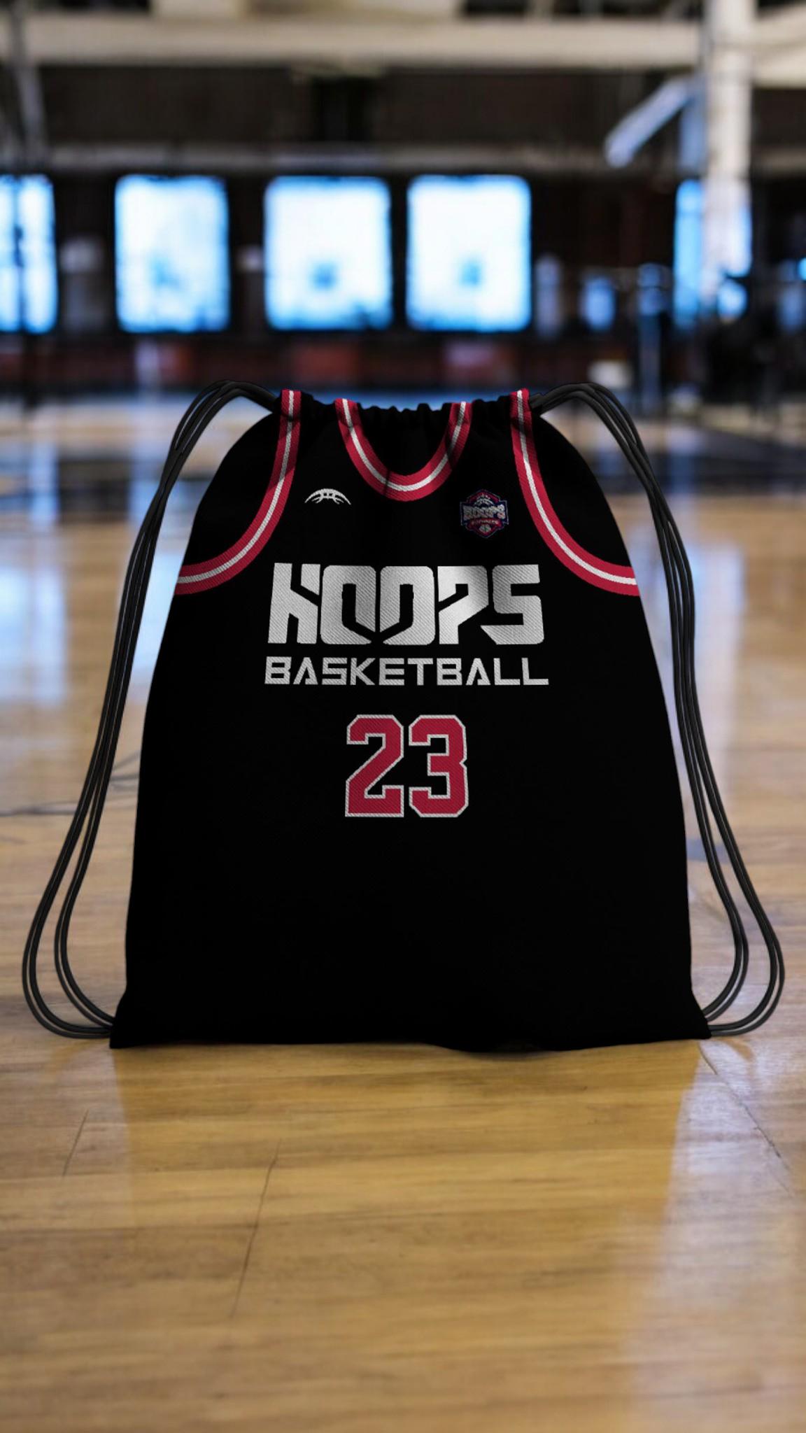 Personalized Sports Cinch Bag Custom Jersey Pattern Backpack With Name ...