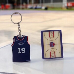 Customizable Basketball-themed 3-pack Keychain Set - Personalize With ...