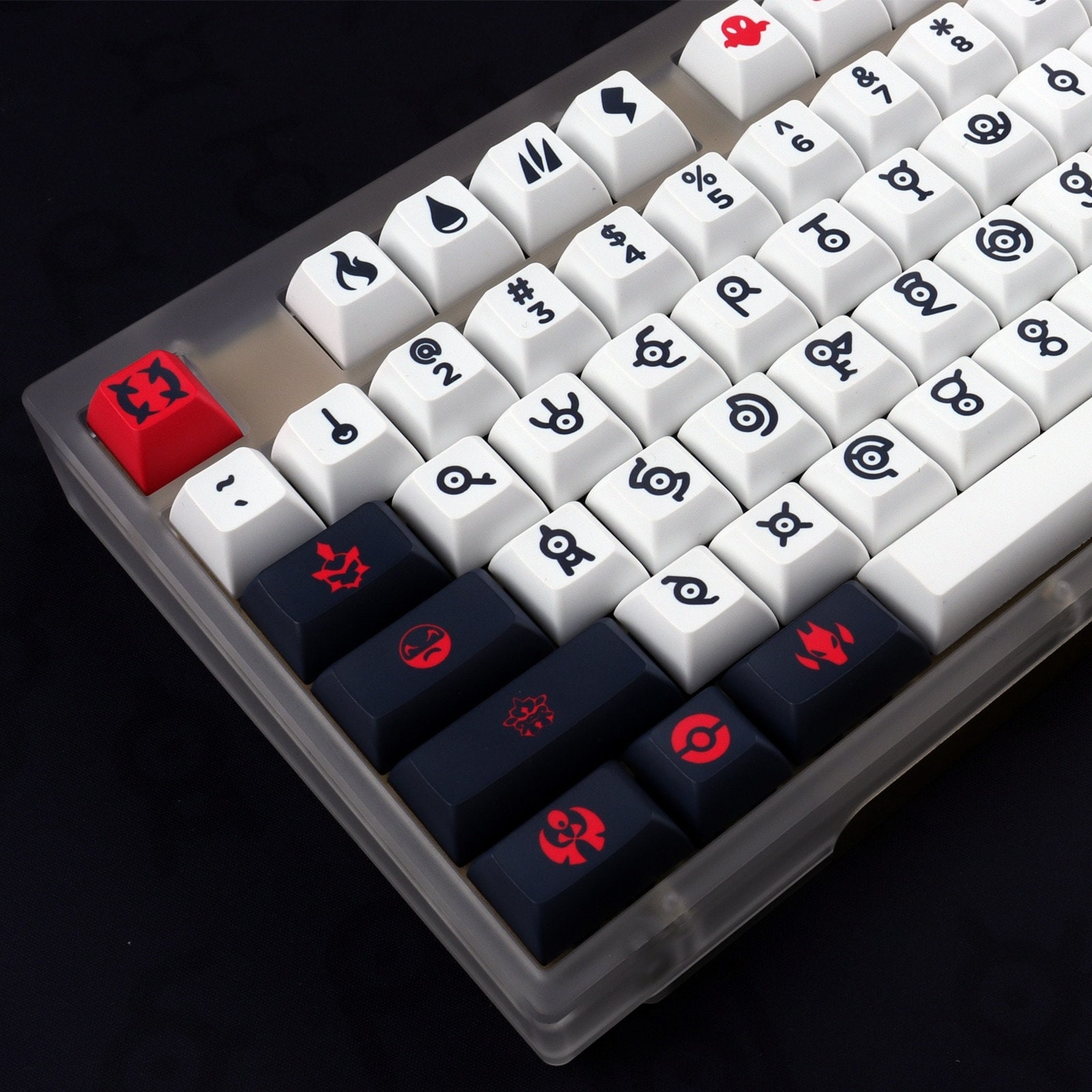 Unown Keycaps Set 143 Keys Pokemon Keycaps KCA Profile PBT for - Etsy