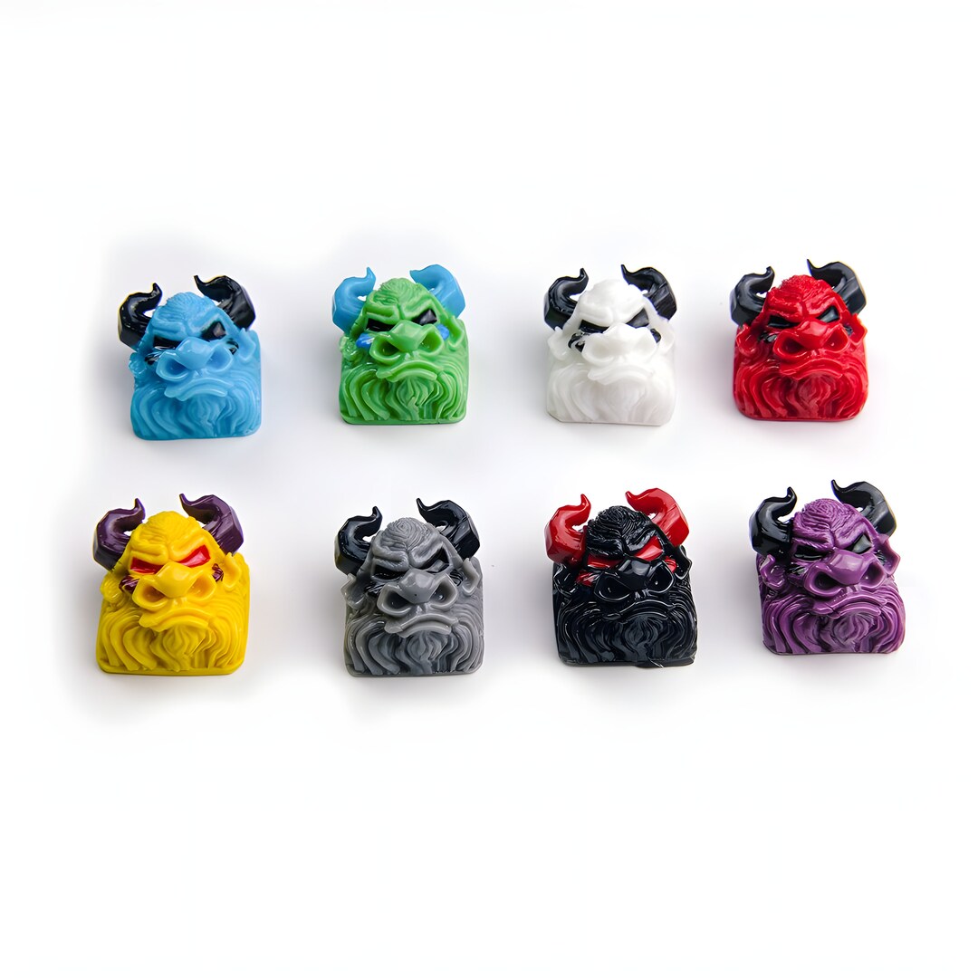 Taurus Bull Resin Artisan Keycap Handmade Wow Tauren Design for ...