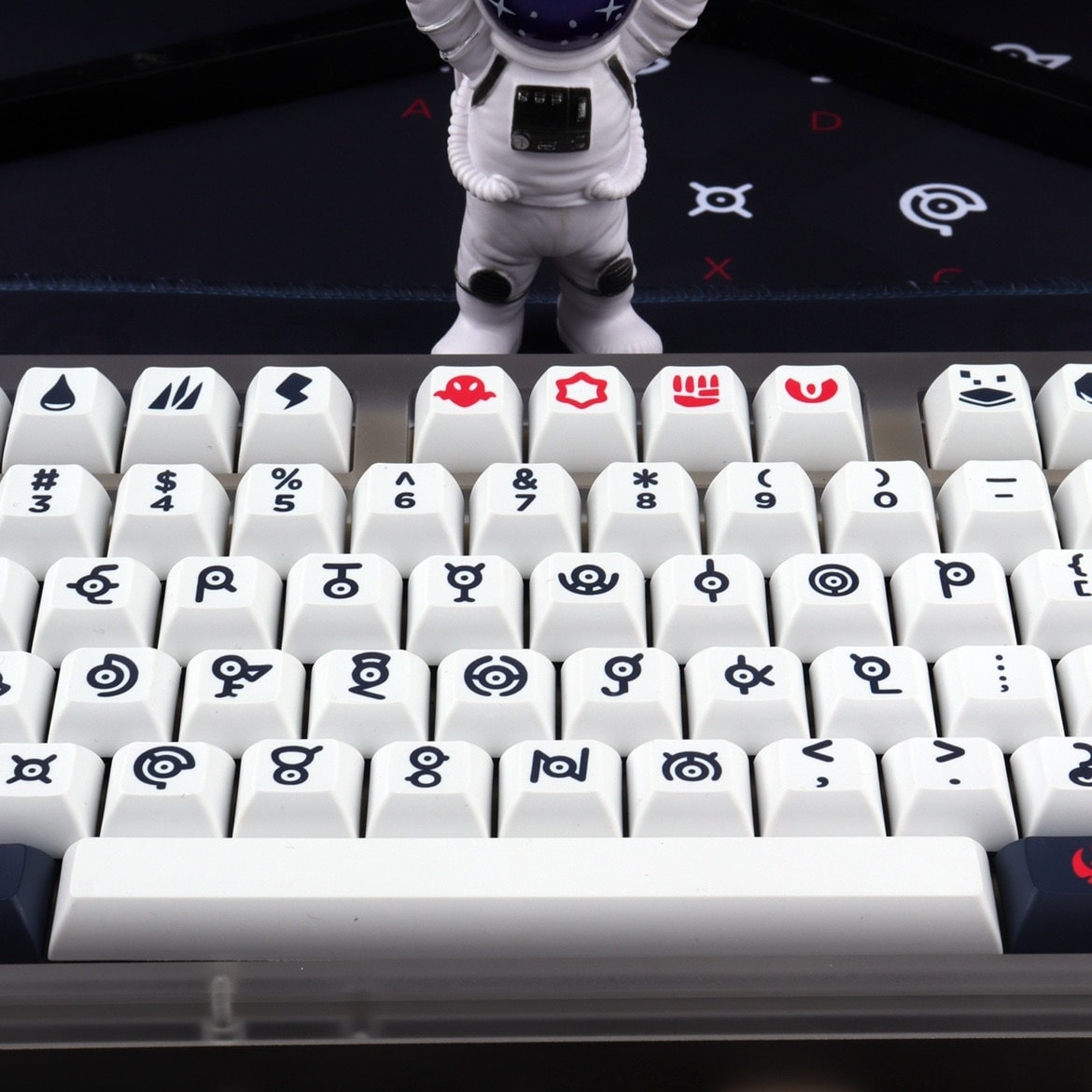 Unown Keycaps Set 143 Keys Pokemon Keycaps KCA Profile PBT for - Etsy