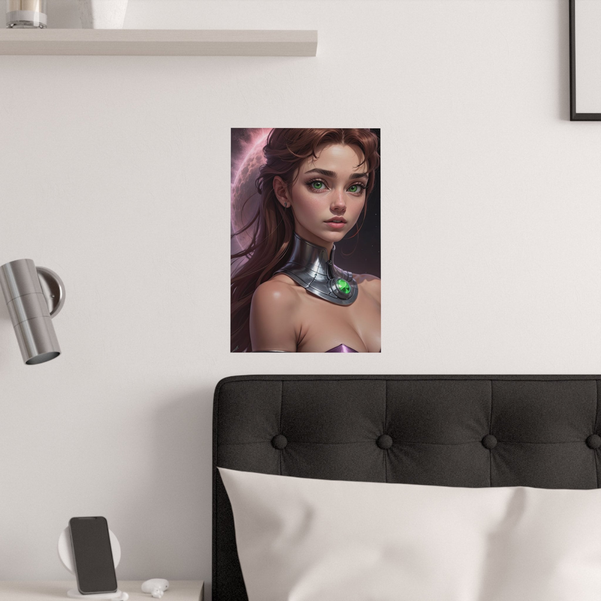 Teen Titans Starfire Poster Hot Girl Cartoon Print Starfire Otaku Teen Titans Print Waifu Poster