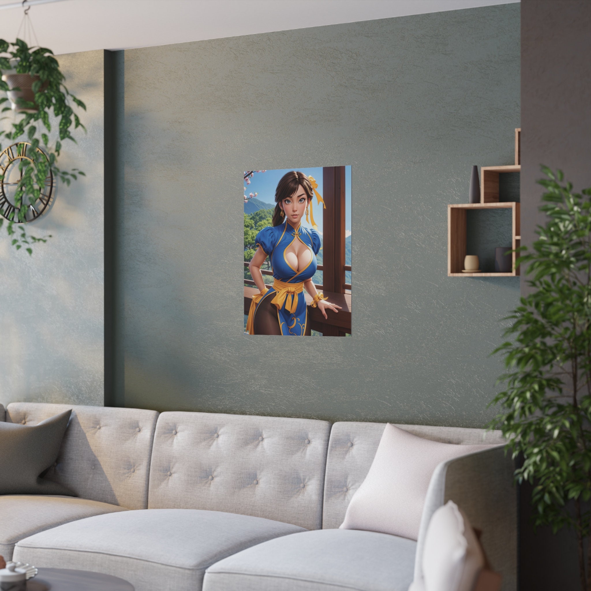 Chun Li Poster Street Fighter Wall Art SF6 Videogame Print Chun-li ...