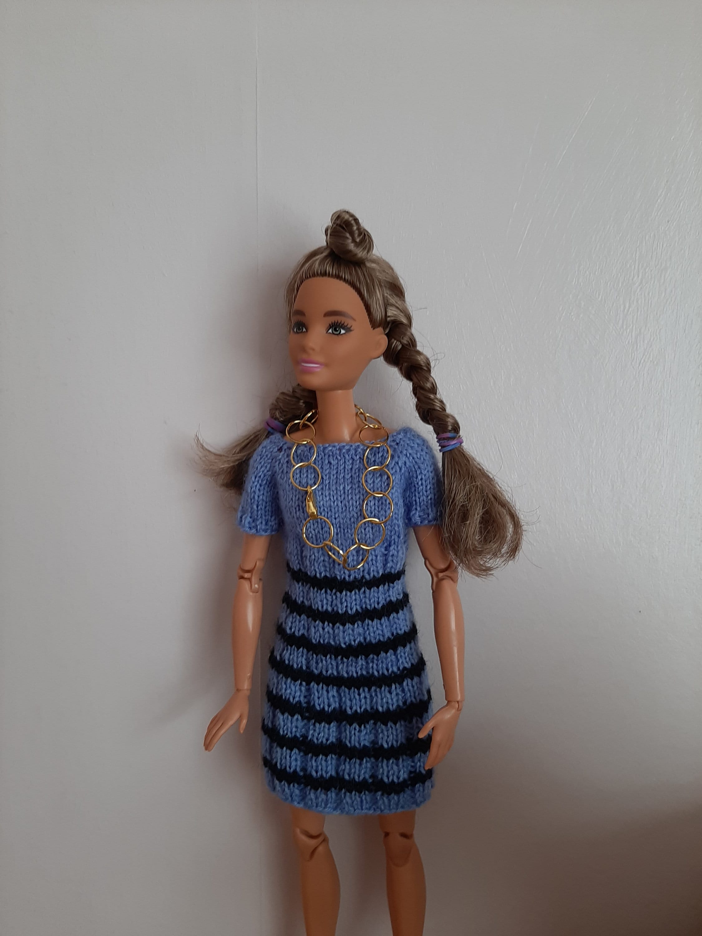 Barbie Mini Dress, Barbie Two-colour Dress, Barbie Short Sleeve Dress ...