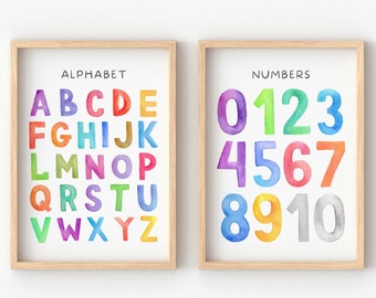 Backwards ABC Chart / Printable Alphabet Chart / Alphabet Chart ...