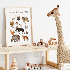 Set of 8 Educational Posters, Watercolor Kids, Classroom Decor, Kids ...